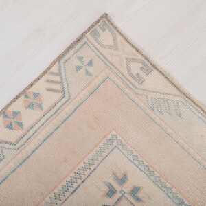 Neutral Rug, Faded Rug, Handmade Rug, Turkish Rug, Vintage Rug, 3x5 Rug ...