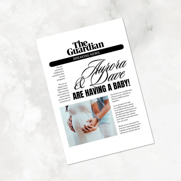 Newspaper Baby - Etsy