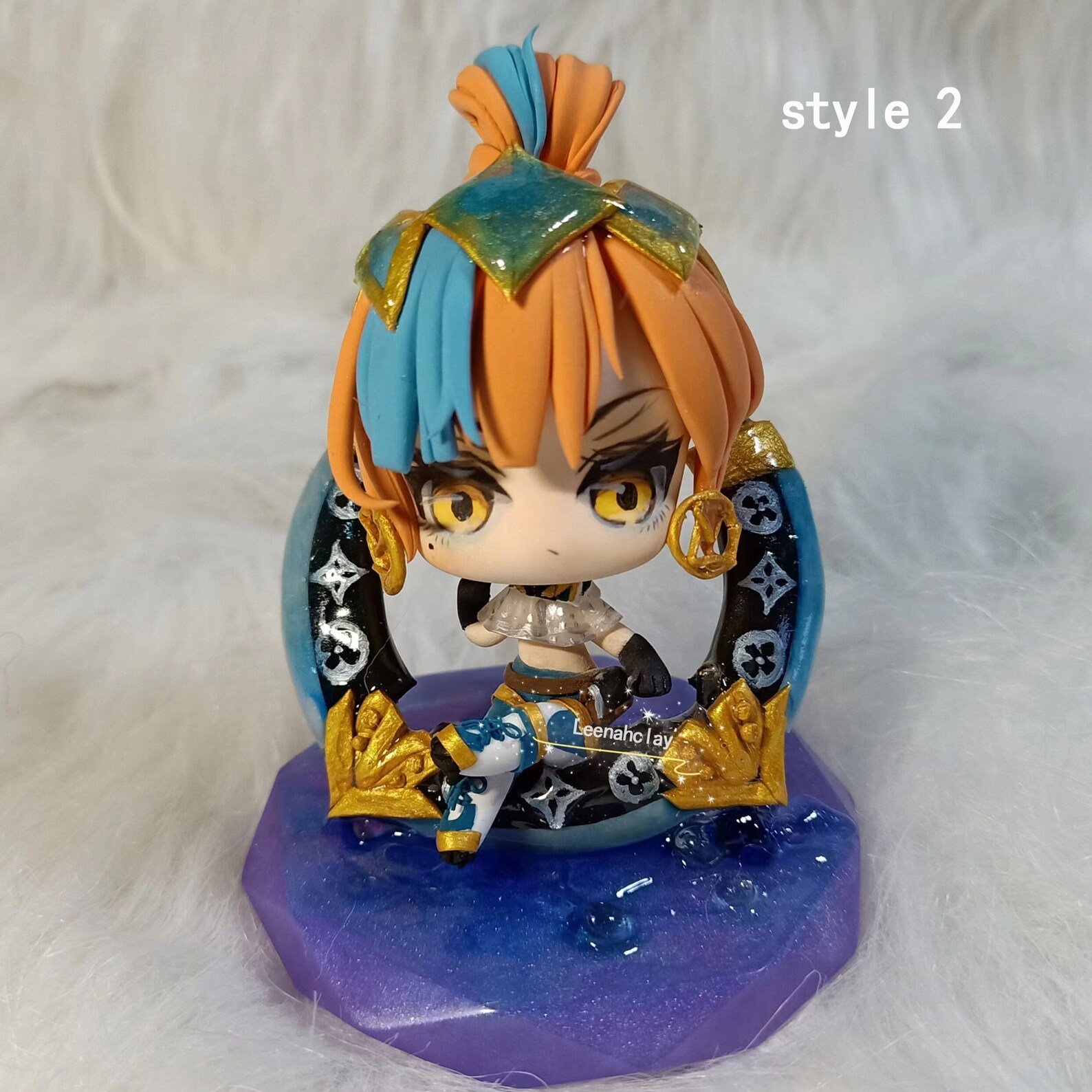 Qiyana Lol Figurine Empress Of The Elements Doll League Of Etsy