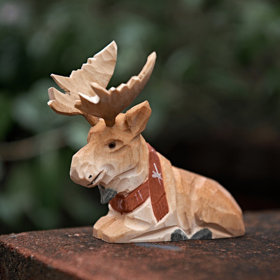 Keller-reindeer Christmas Reindeer-pure Handmade Wood Carving - Etsy