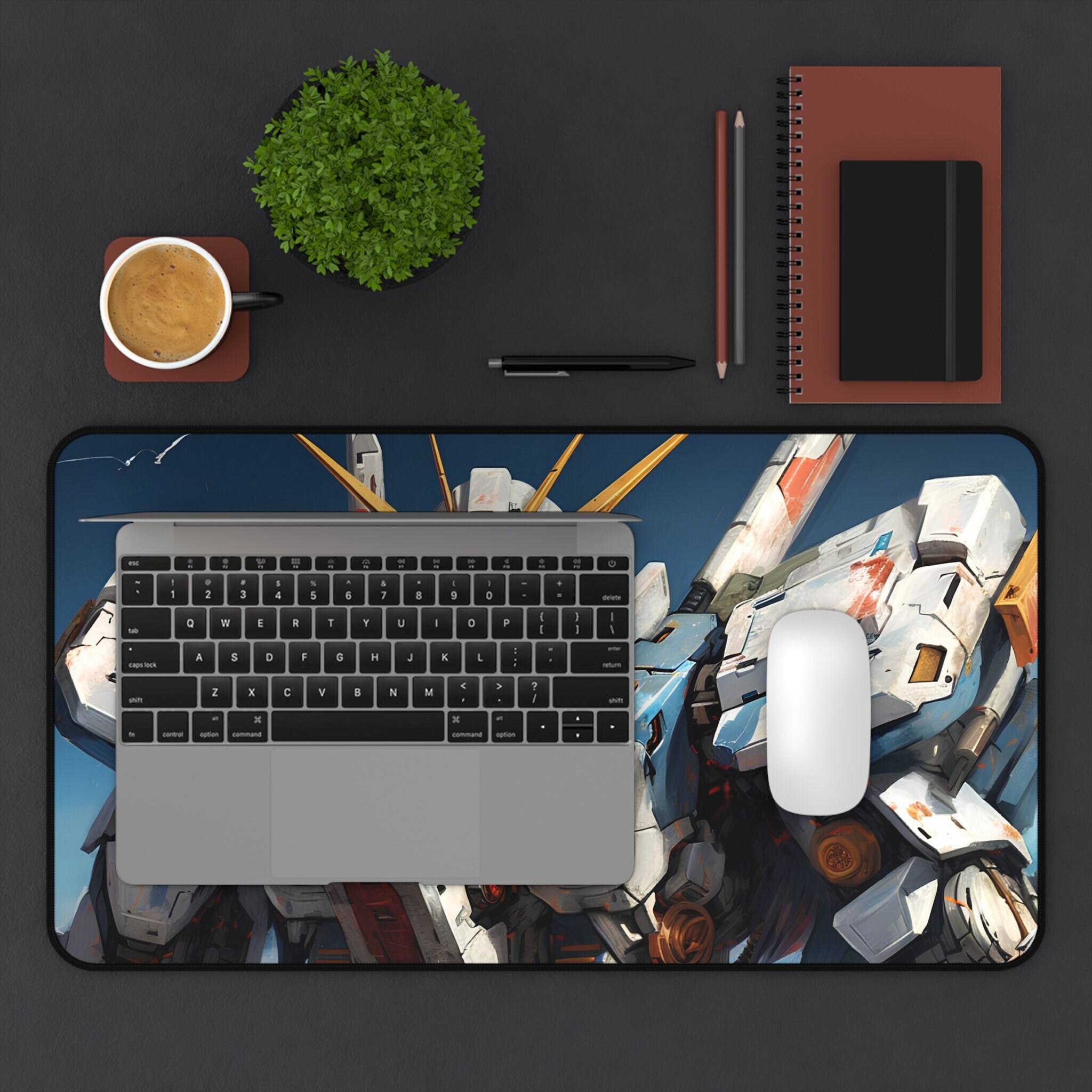 Gundam Desk Mat Japanese Gaming Desk Pad Japan Asian Mouse Mat Anime ...