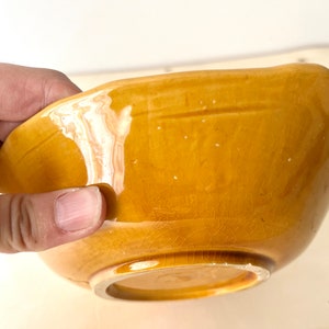 Small Fish Bowl in Yellow Ceramic, Vallauris French Manufacture ...