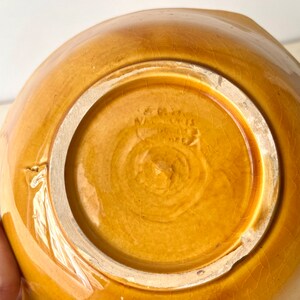 Small Fish Bowl in Yellow Ceramic, Vallauris French Manufacture ...