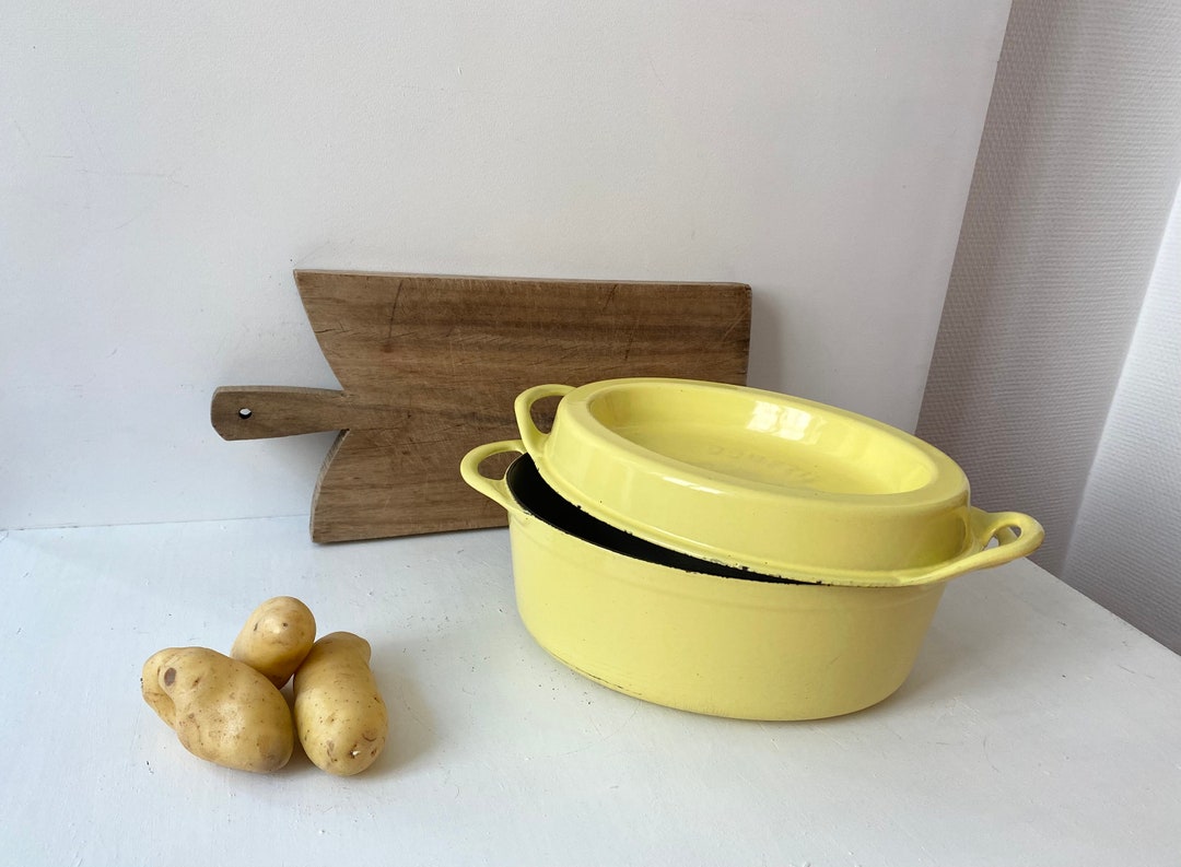 50s Cast Iron Cocotte DOUFEU Cousances France 12 Inches, French Cooking ...