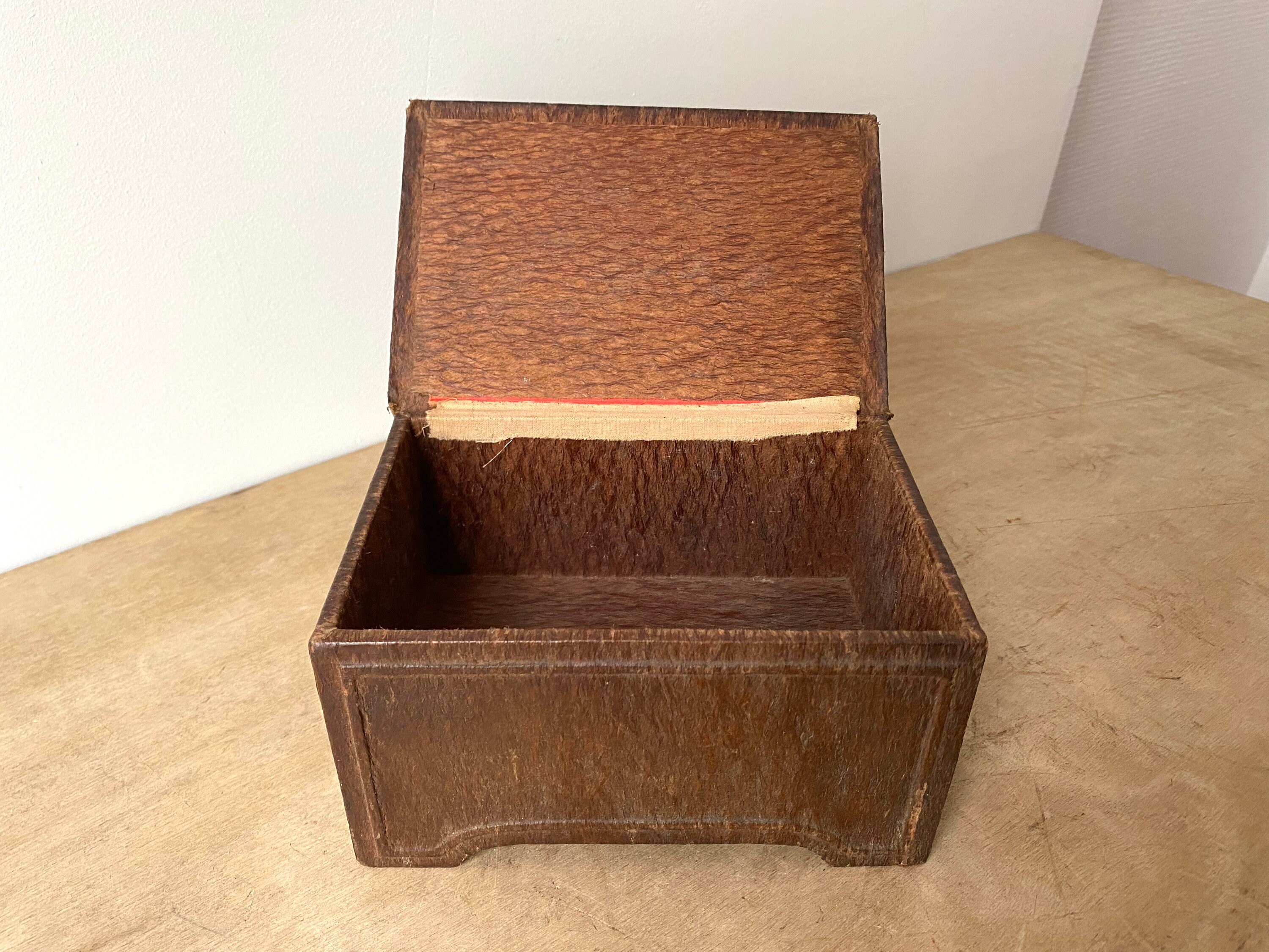 French Wooden Cigarette Box From 30s, Antique Cigar Case - Etsy