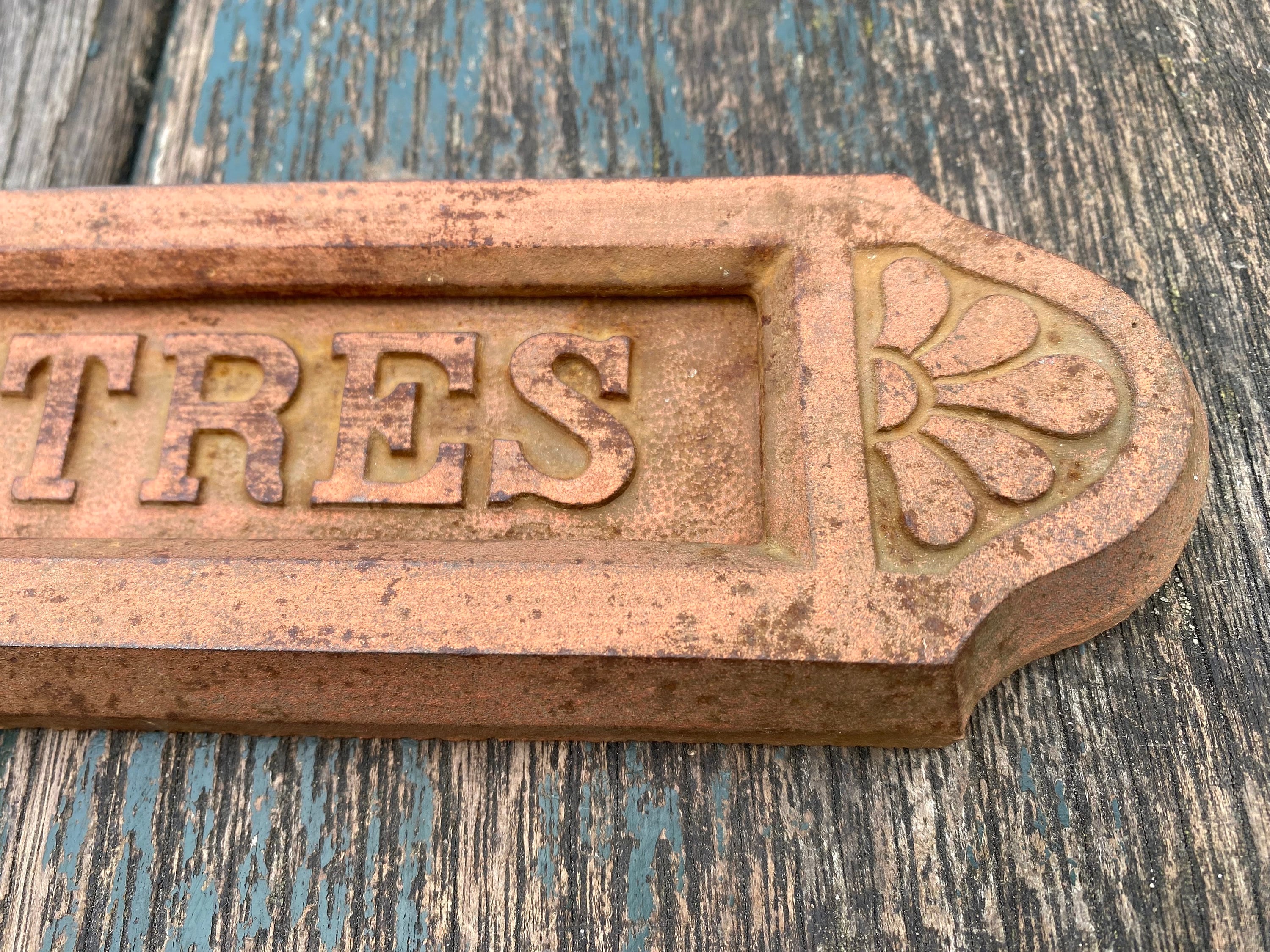 French Antique Cast Iron Mailbox Slot 30s, Vintage Mailbox Door - Etsy
