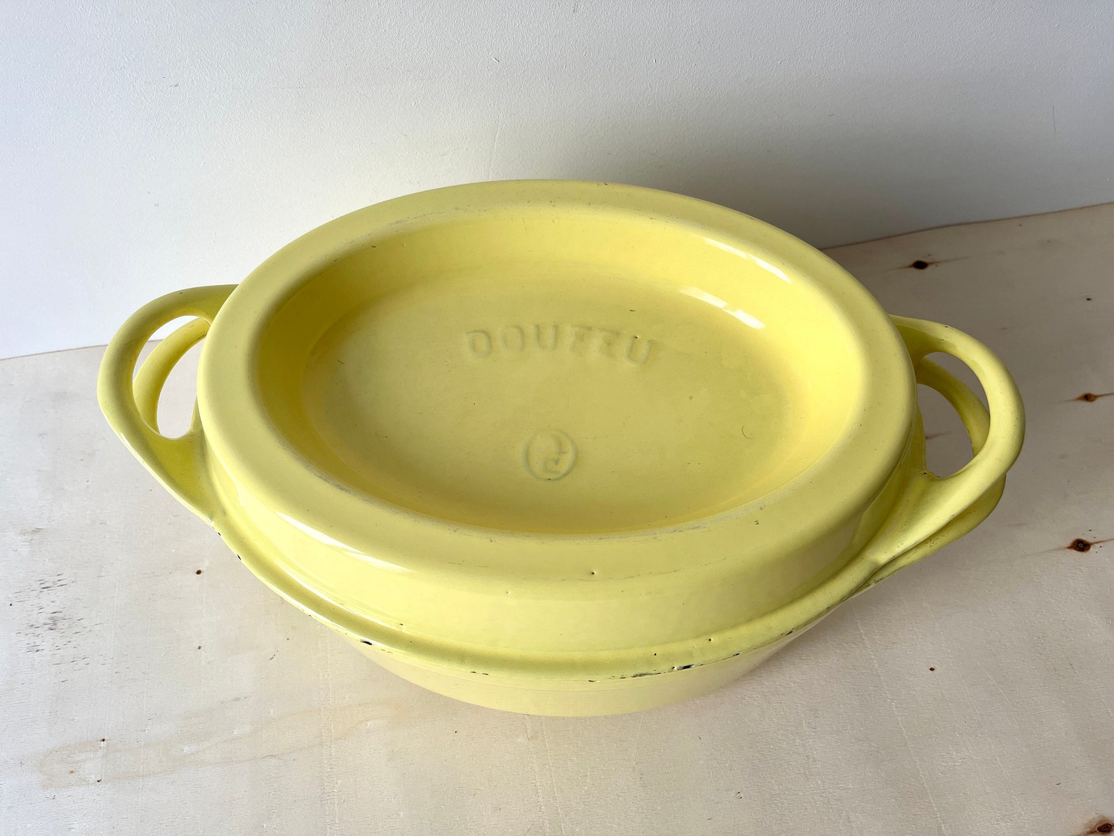 50s Cast Iron Cocotte DOUFEU Cousances France 12 Inches, French Cooking ...