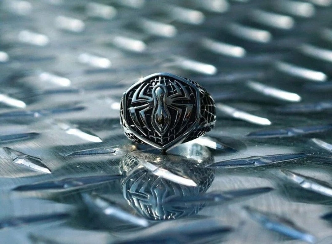Spider Man Ring-men's Ring-marvel Ring-spider Ring-spider Man No Way ...