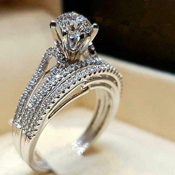 Bridal Ring Set - Etsy