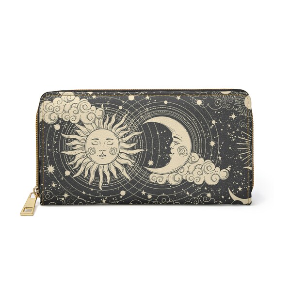 Moon Wallet - Etsy