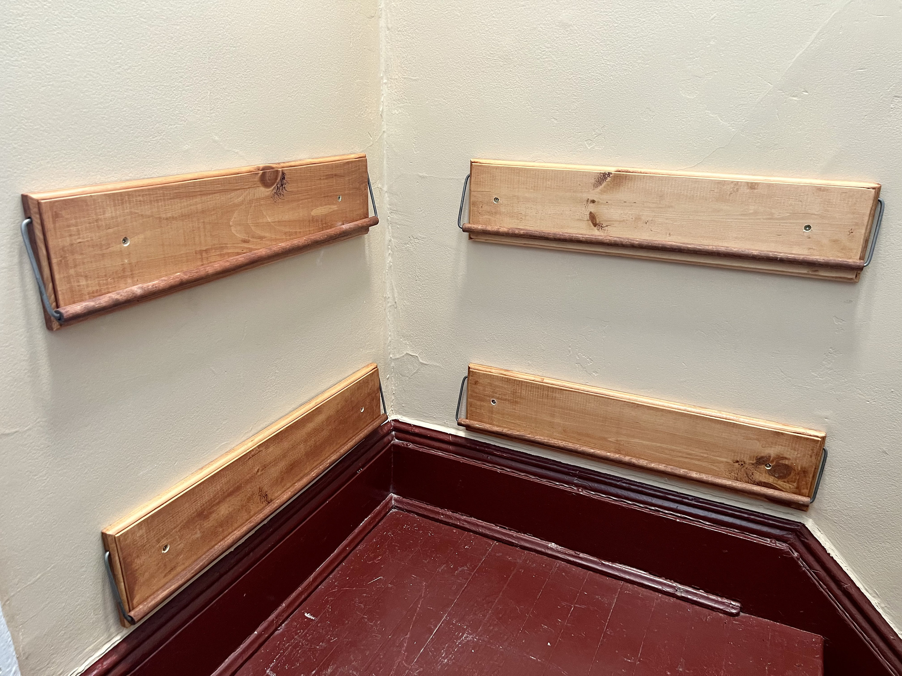 Minimalist Hanging Shoe Rack With Dowel. Storage Orgainizer - Etsy