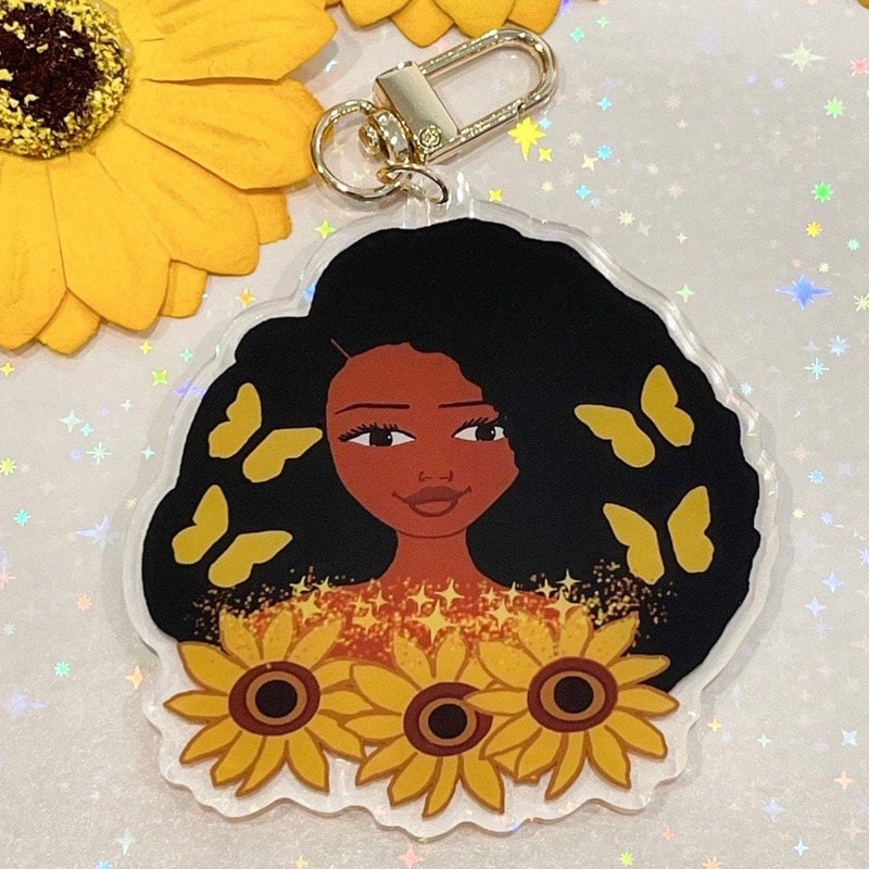 Girls Keychain - Etsy