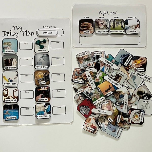 Visual Schedule for Dementia - Etsy