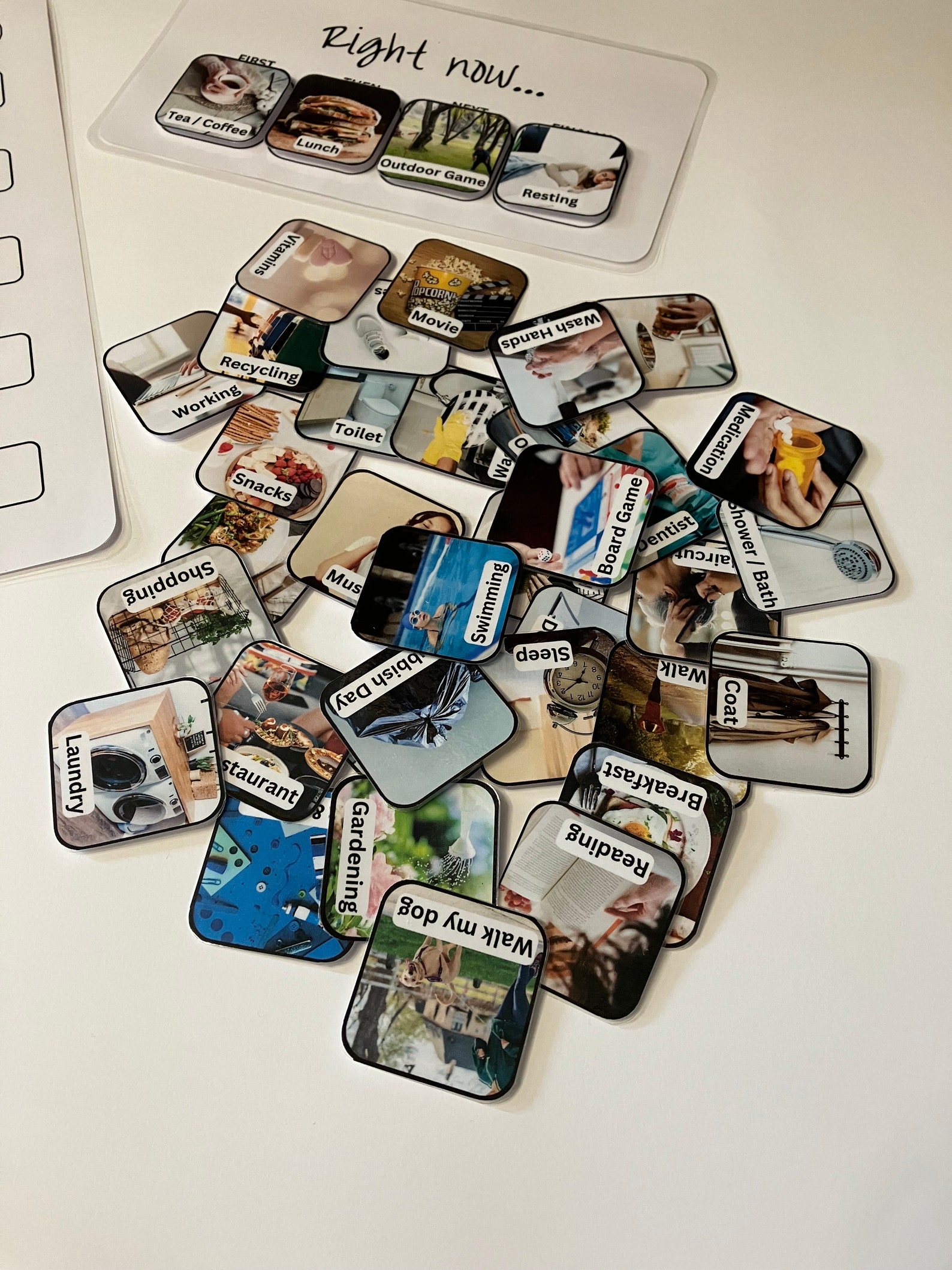 Real Life Visual Calendar | Digital Download | Printable Daily & Weekly ...