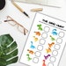 Dinosaur Kids Scavenger Hunt Printable | Fun Dino-themed Party Activity ...