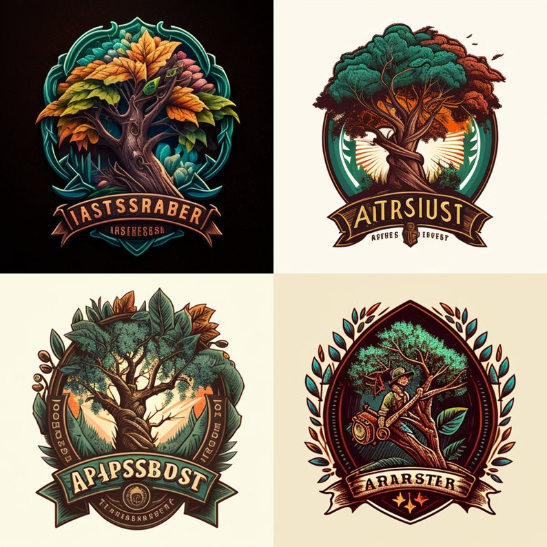 Custom Arborist Logo Tree Service Logo Lawn Care Logo - Etsy