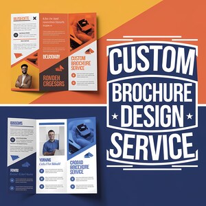 Custom Brochure Design Service: Flyer, Pamphlet, Poster - Etsy