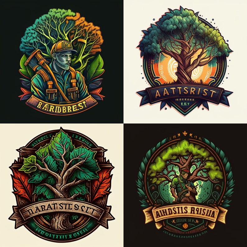 Custom Tree Service Logo Arborist Logo Lawn Care Logo - Etsy