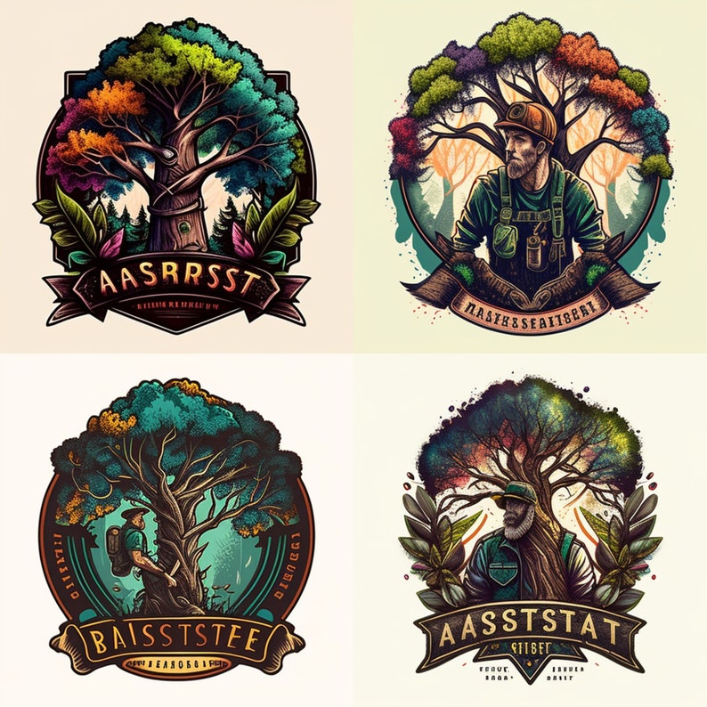 Custom Tree Service Logo Arborist Logo Lawn Care Logo - Etsy