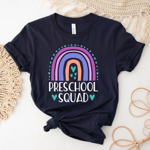 Preschool Teacher Shirt, Preschool Squad Shirt, Back to School T-shirt ...