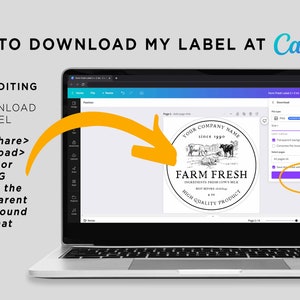 Farm Fresh Labels, Farm Template, Cow Printables, Farm Labels, Fresh ...