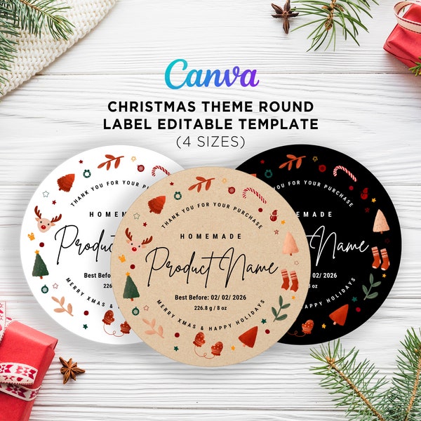Christmas Labels - Etsy
