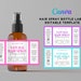 Template for Hair Spray Labels, Hair Spray Bottle Design, Hair Care ...