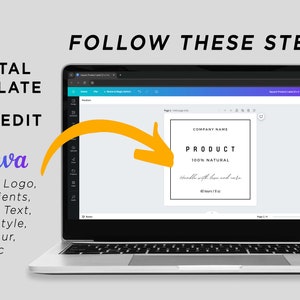 Square Labels for Homemade Products, Jar Square Labels, Product Square ...