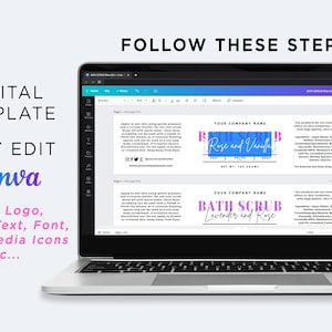 Bath Scrub Wrap Label Designs, Sugar Scrub Labels, Bath Body Scrub ...