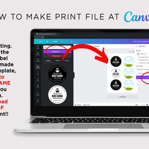 Printable Rice Bowl Label, Food Packaging Label, Take-out Label, Take ...
