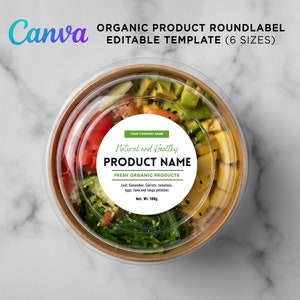 Organic Product Labels, Food Round Labels, Fresh Organic Labels ...