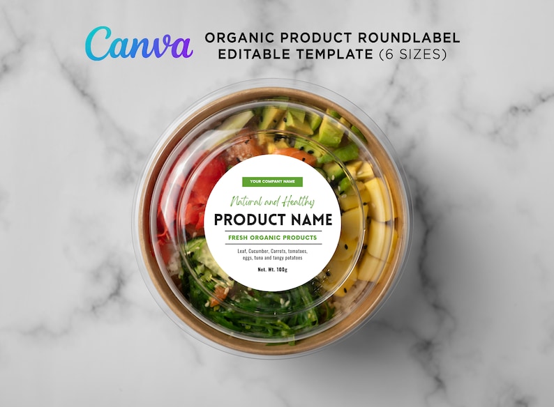 Organic Product Labels, Food Round Labels, Fresh Organic Labels ...