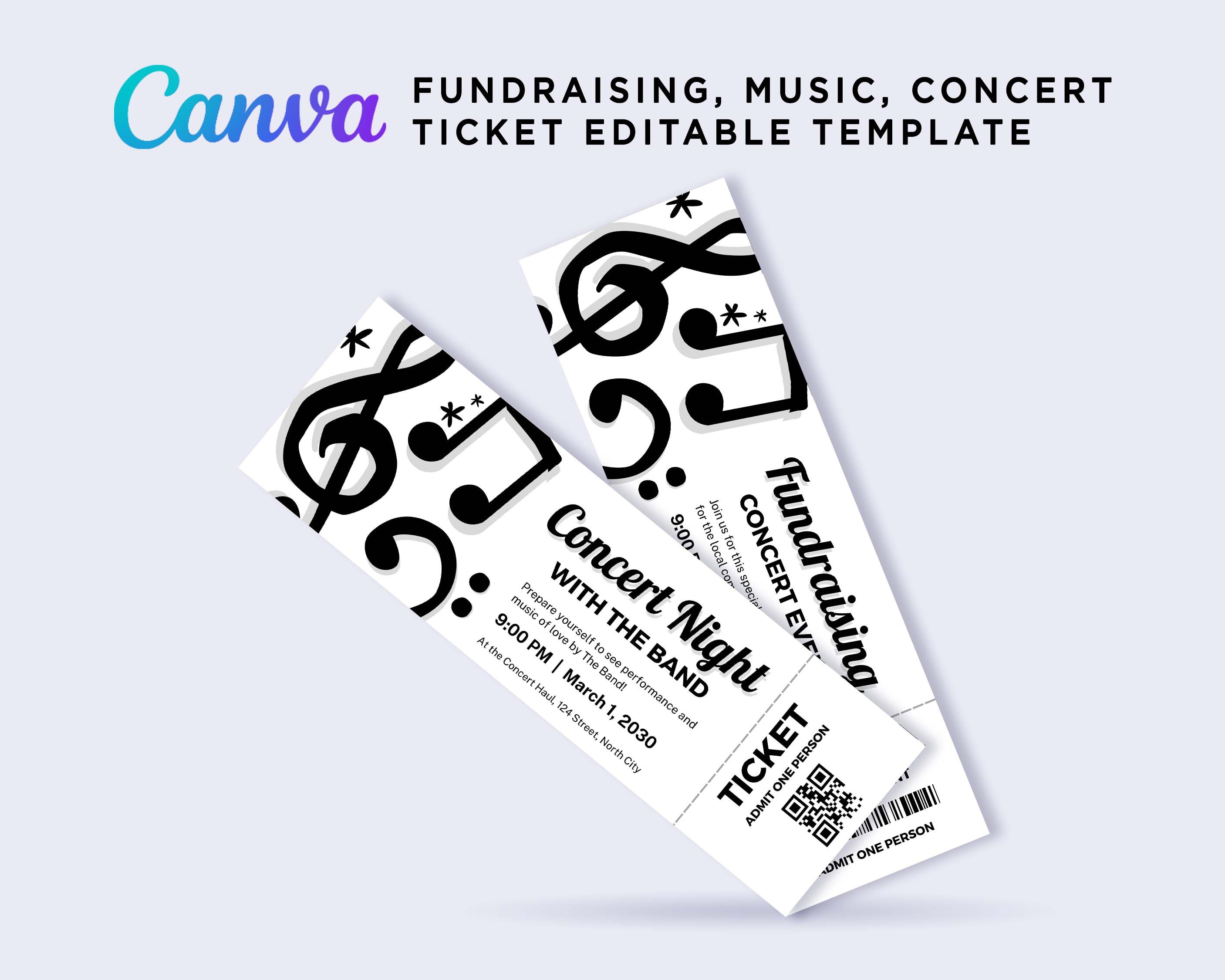 Concert Ticket Design Inspiration