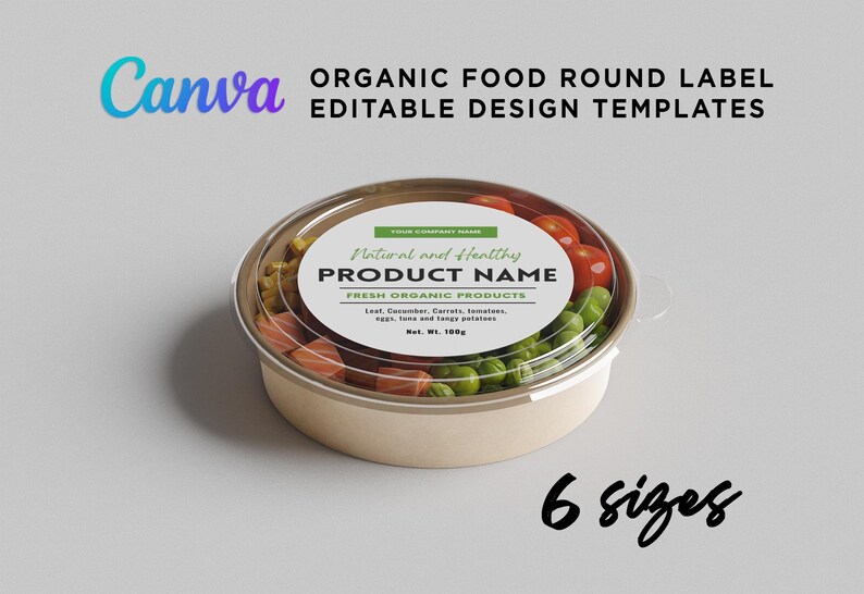Organic Product Labels, Food Round Labels, Fresh Organic Labels ...