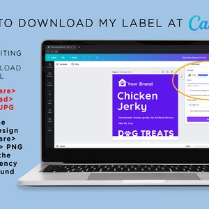 Printable Dog Food Labels, Dog Treats Packaging Labels, Dog Treats ...