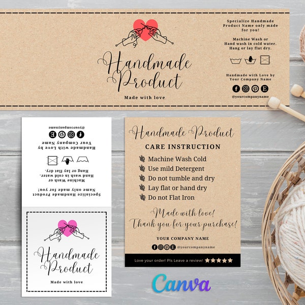 Handmade by Labels - Etsy