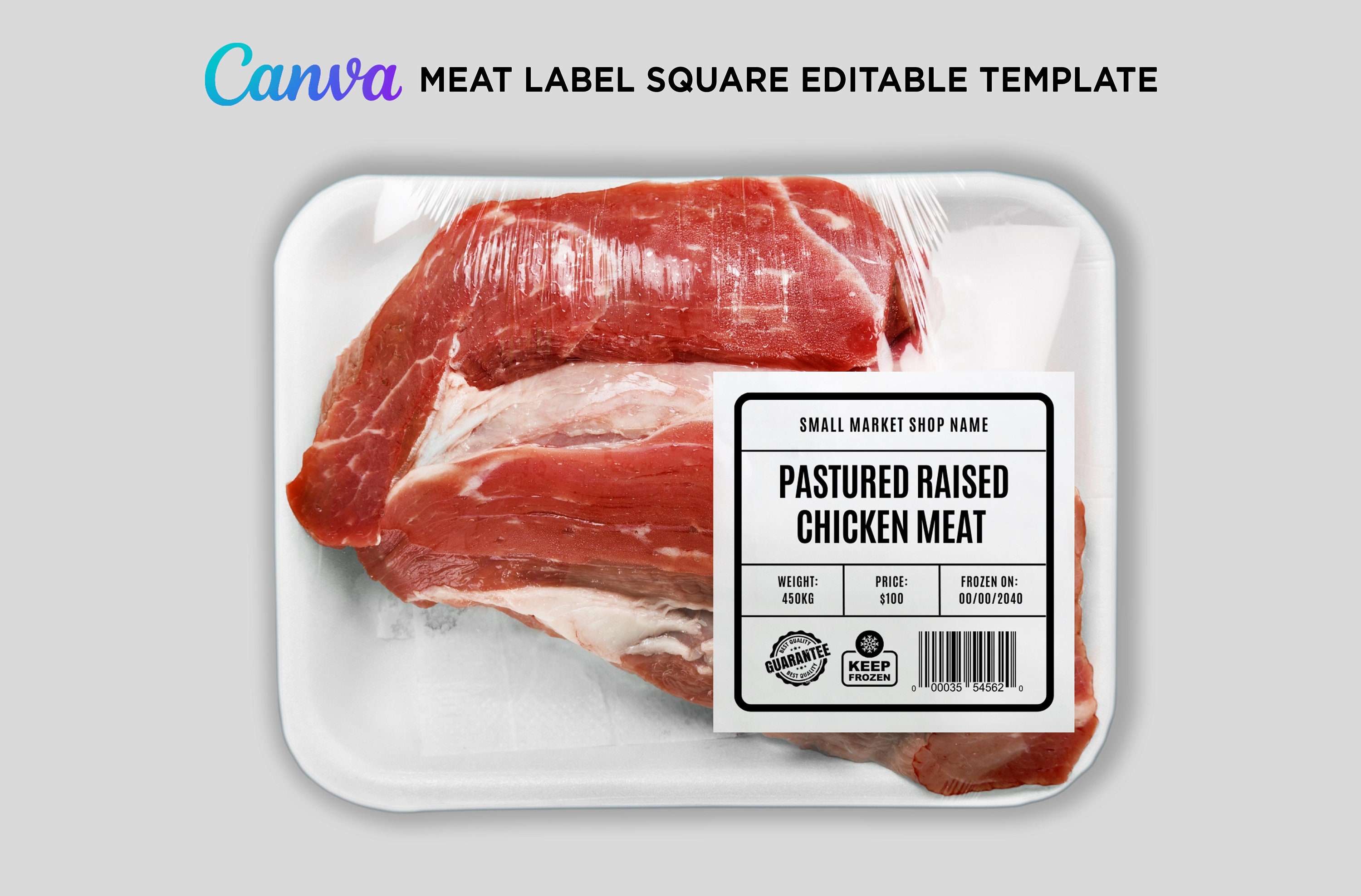 Meat Labels, Butcher Labels, Homemade Meat Labels, Sausage Label, Meat ...