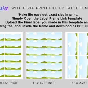 Printable Dropper Oil Label, Essential Oil Label, Cold Pressed Oil ...