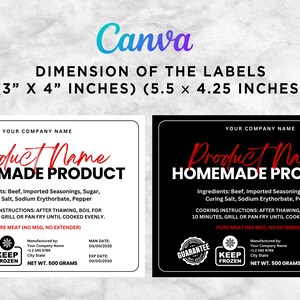 Meat Label, Butcher Labels, Homemade Meat Product Labels, Sausage Label ...