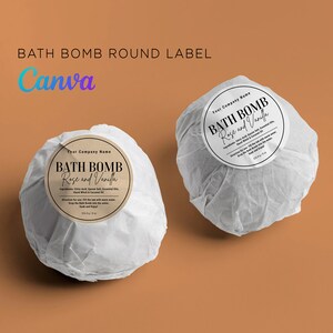Printable Bath Bombs Design Label Bath Bomb Belly Band Label - Etsy