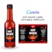 Printable Hot Sauce Label, Hot Sauce Bottle Design, Hot Sauce 5oz ...