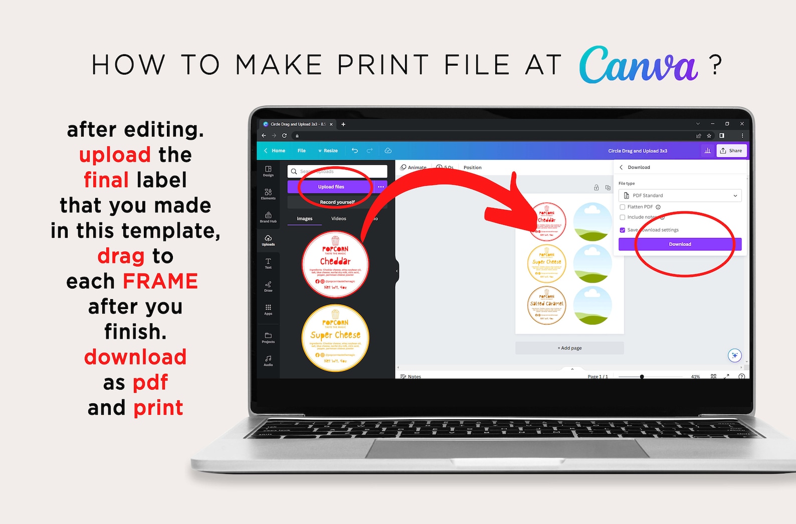 Popcorn Labels, Popcorn Logo, Popcorn Business, Popcorn Templates ...