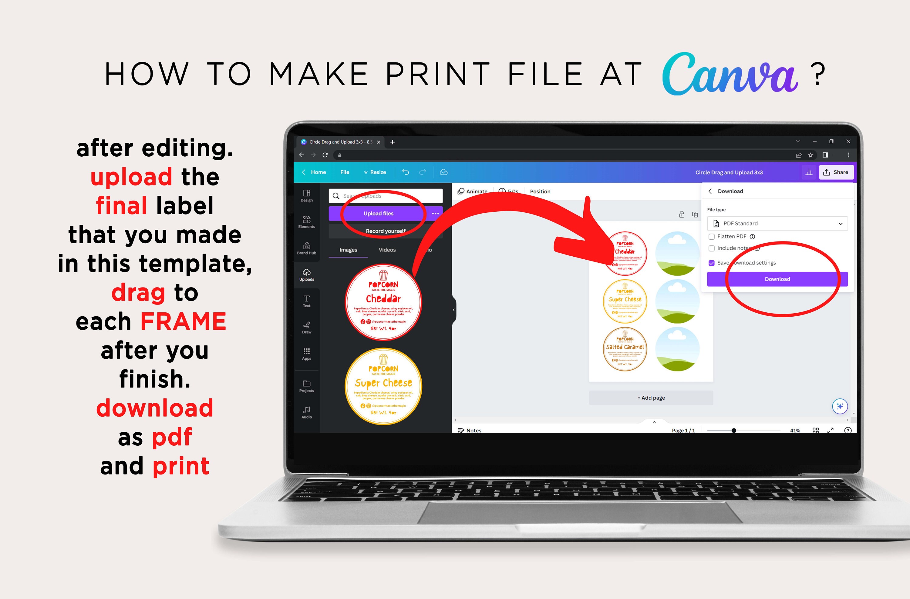Popcorn Labels, Popcorn Logo, Popcorn Business, Popcorn Templates ...