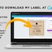 Product Ingredients Square Label, Ingredients Back Square Label ...