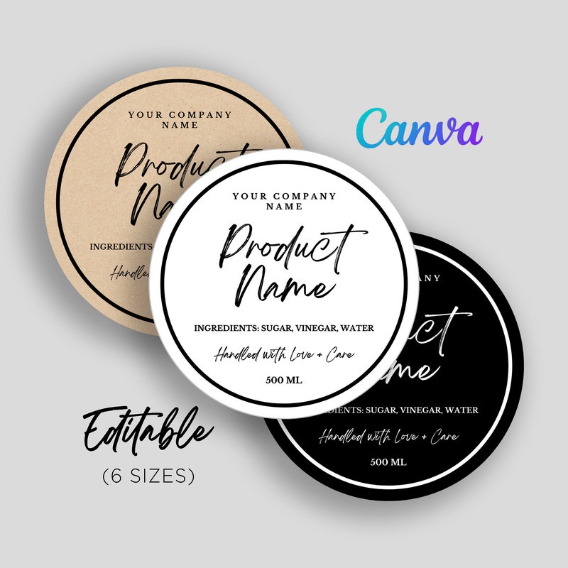 Round Sticker - Etsy