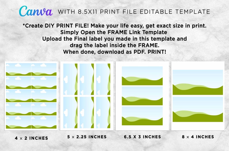 Body Lotion Bottle Labels Design, Lotion Label Template, Handmade ...