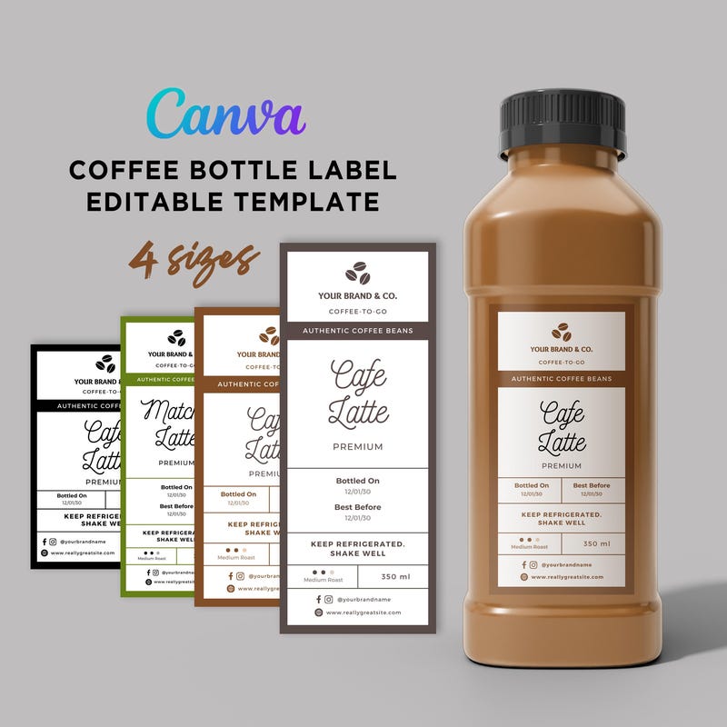 Coffee Name Labels - Etsy