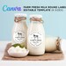 Cow's Milk Label, Milk Labels, Cow Printables, Fresh Milk Labels, Milk ...