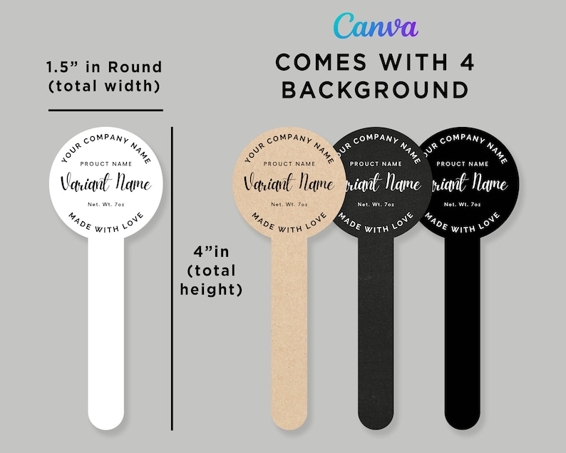 Printable Tamper Seal Sticker Label Design Handmade Seal - Etsy