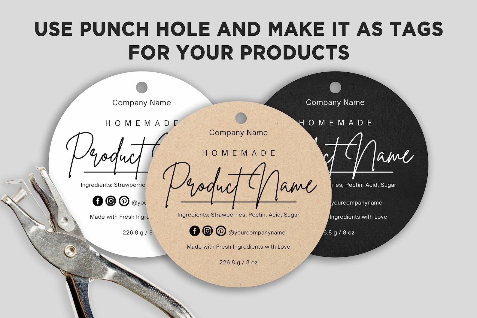 Printable Round Label Circle Label Sticker for Canning Jars - Etsy